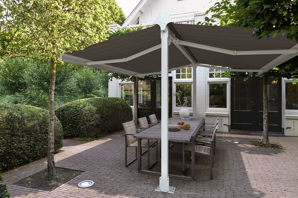 3x Vrijstaande zonwering | INHUIS Plaza