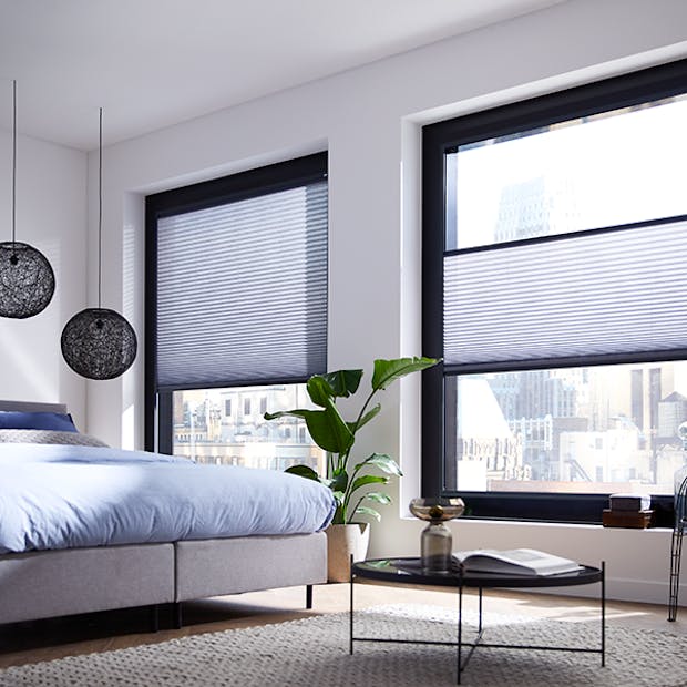 Plissé gordijnen zonder te boren of te schroeven?