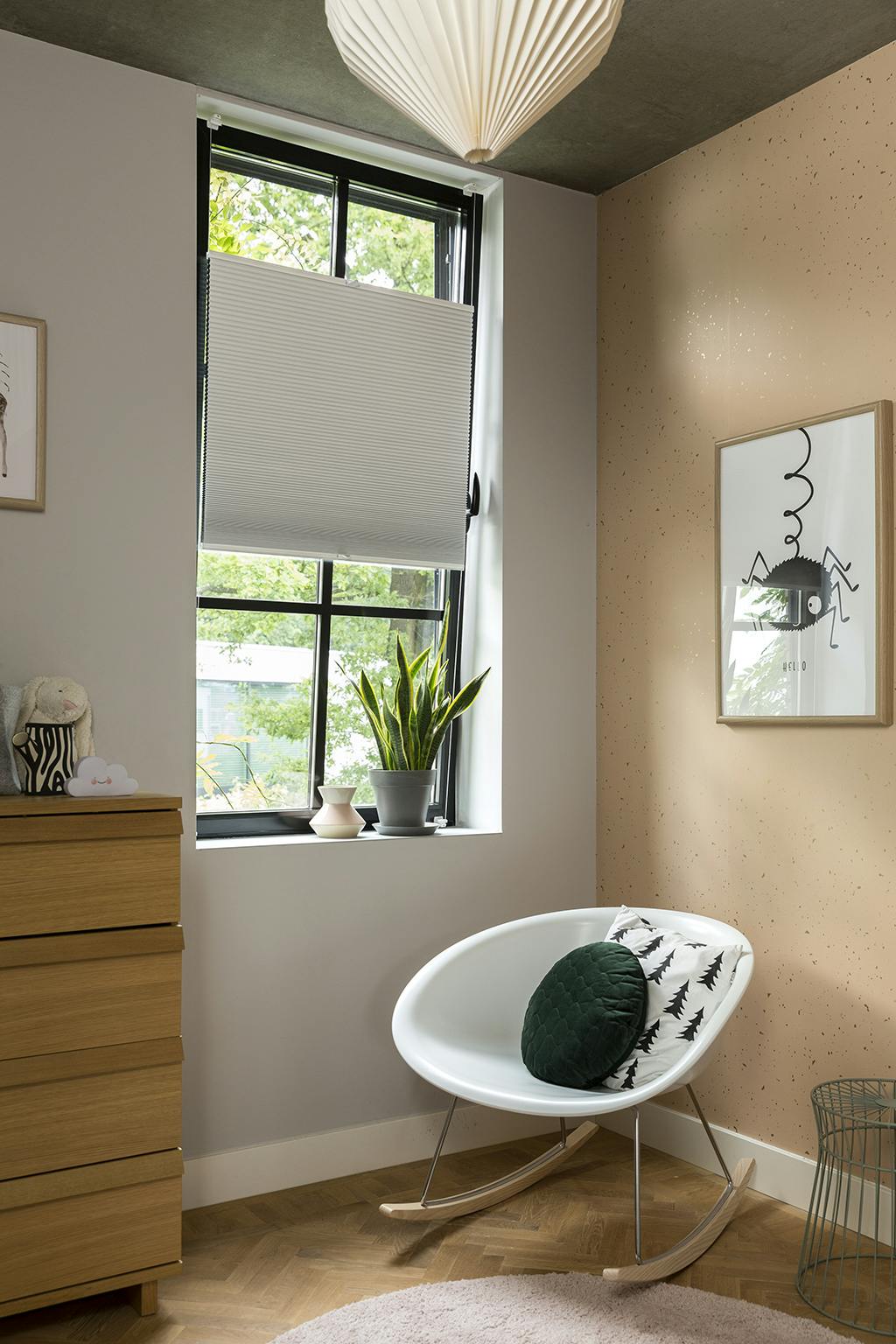 Plisse gordijn ingespannen op maat?